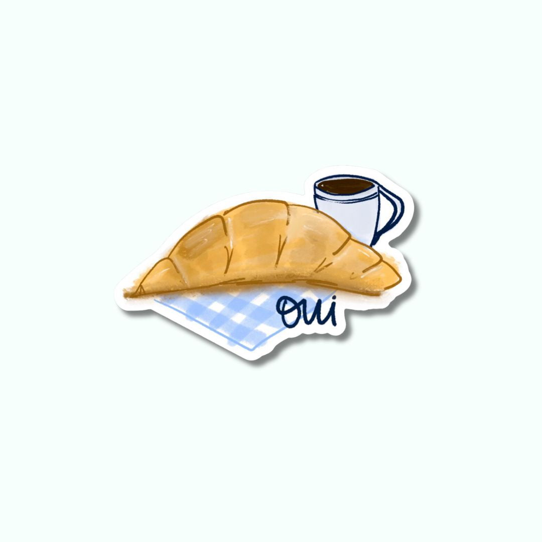 Oui Sticker – Anna Whitham Co.