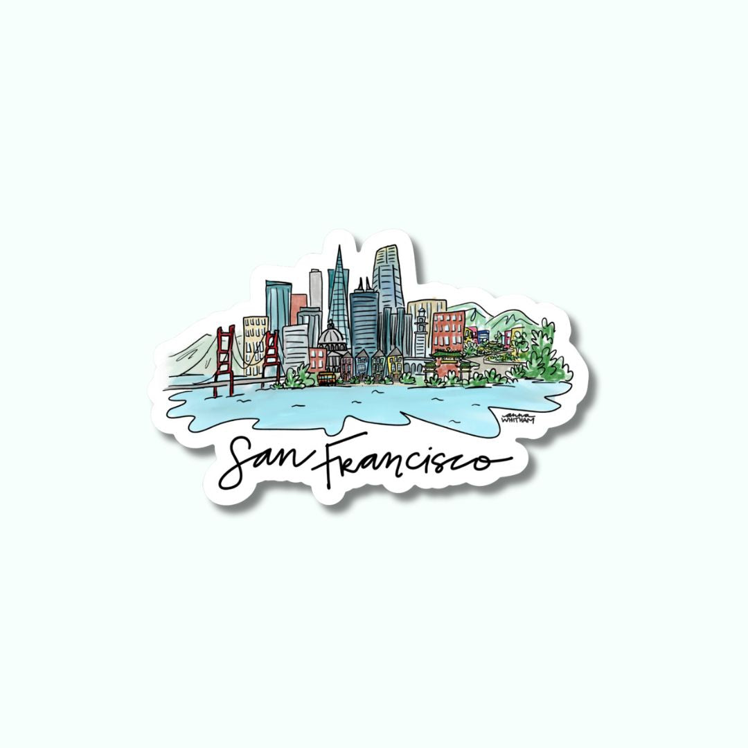 San Francisco Sticker – Anna Whitham Co.