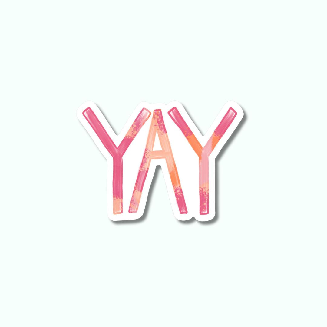 YAY Sticker – Anna Whitham Co.